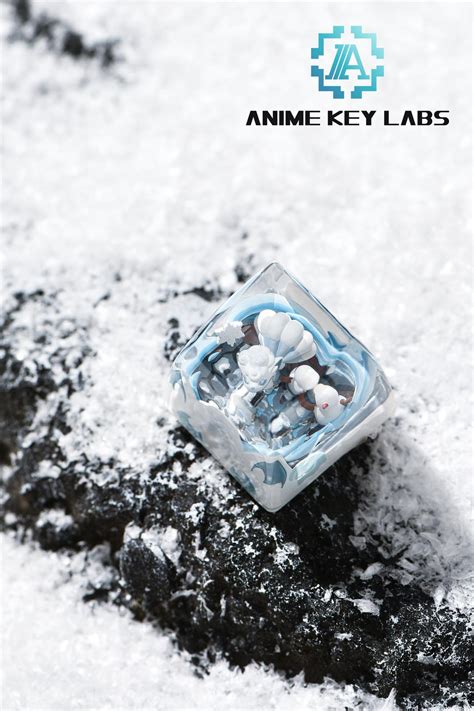 Alolan Vulpix Resin Keycap For Keyboard Handmade And Artisan