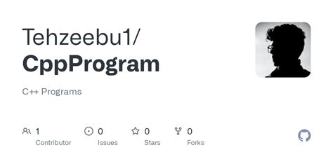 Github Tehzeebu1cppprogram C Programs