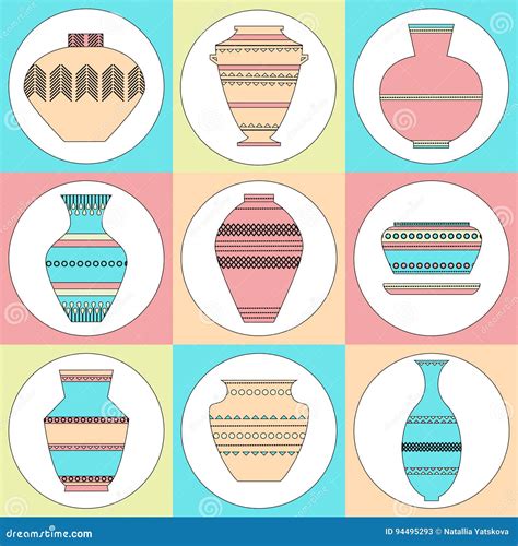 Pottery Icon Vector From Museum Collection Thin Line Pottery Outline