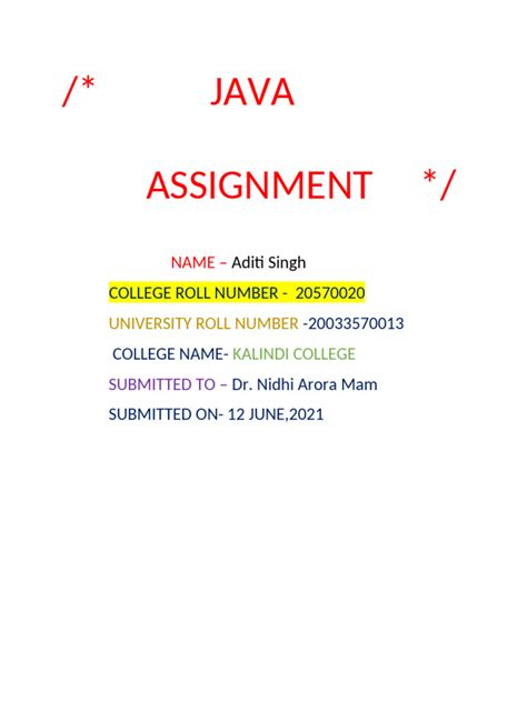 Java Practical File Ques 1 7 Pdf Method Computer Programming