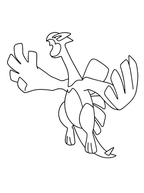 Coloriage Pokémon Lugia 1 Télécharger Et Imprimer Gratuit Sur