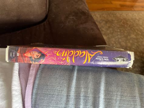 Mavin Aladdin Classic Disney Vhs Tape Black Diamond Edition Rare