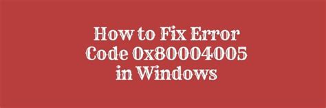 How To Fix Error Code X In Windows What Is Error Code X