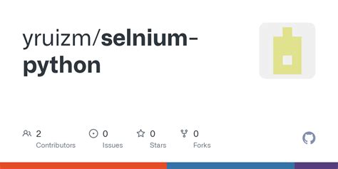 Github Yruizmselnium Python