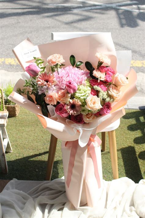 시그니엘호텔 프로포즈 대형꽃다발 후기 네이버 블로그