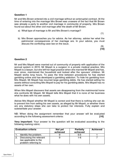 Assignment 2 Semester 2 2023 Pdf Marriage Justice