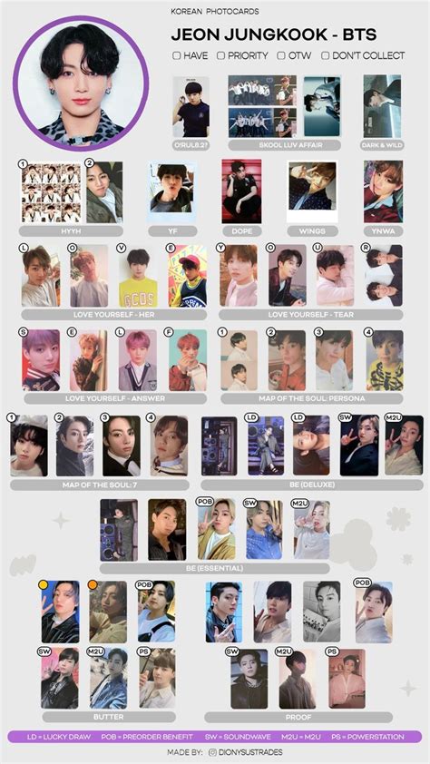 Jeon Jungkook Bts Photocard Template 2022 Photocard Skool Luv