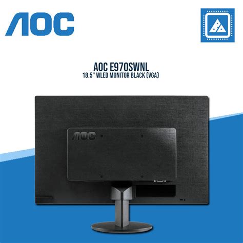 Aoc E970swnl 18 5 Wled Monitor Black Vga Bluearm Computer Store