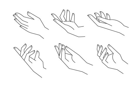 Female Hands Drawing