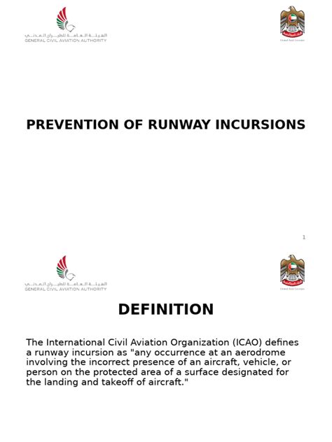03 Prevention Of Runway Incursion Pdf Air Traffic Control Transport