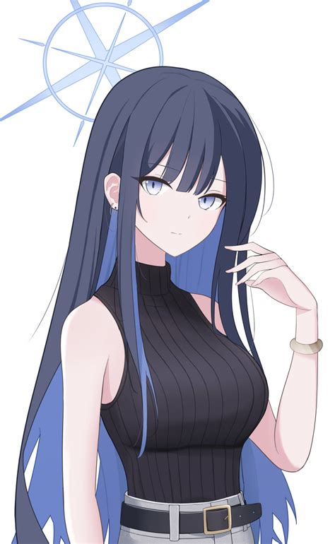 Safebooru 1girl Absurdres Alternate Costume Blue Archive Blue Halo