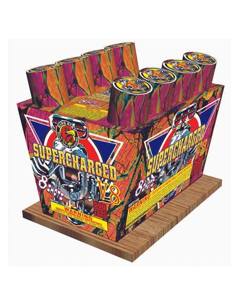 Supercharged V8 Twin Fire Works