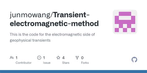 Github Junmowangtransient Electromagnetic Method This Is The Code