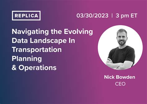 Navigating The Evolving Data Landscape In Transportation Planning And