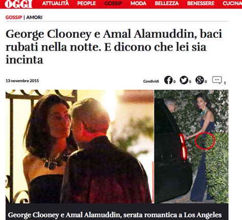 Amal Clooney Rumores De Embarazo