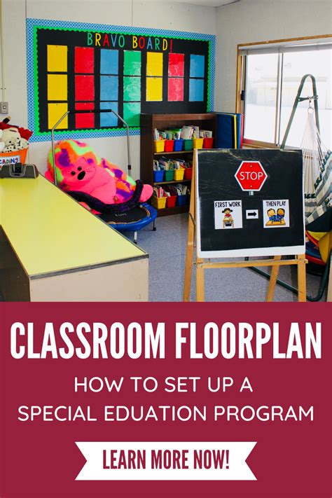 Classroom Floor Plan Setting Up A Special Education Classroom Autism