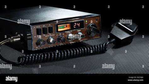 Mic And Two Way CB Radio On Channel 24 That Can Operate On Sideband Frequencies That Is On A