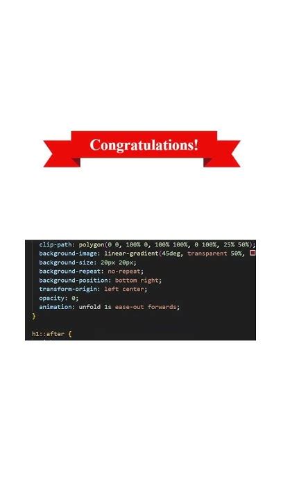 🔥 how to create a stylish css ribbon in 15 seconds shorts css