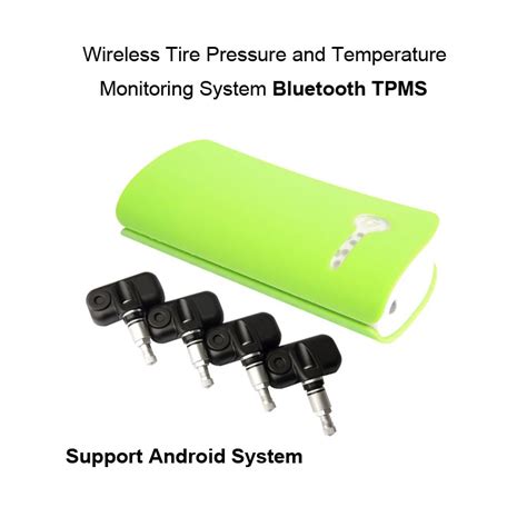 Bluetooth TPMS For Andriod Phone And Iphone Wireless Tire Pressure Monitoring System Pcs