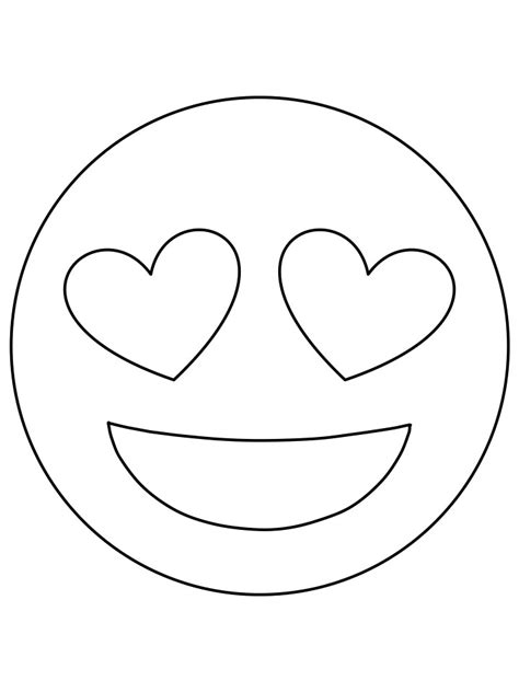 Kleurplaat Emoji Hartjes Ogen Afbeeldingen Afbeeldingen The Best Porn