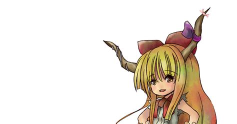 東方project 萃香 すずなしのイラスト Pixiv