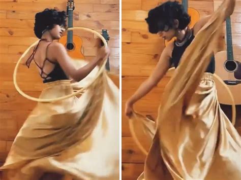 Eshna Kutty Youre Magic Eshna Kuttys Graceful Moves With A Hula