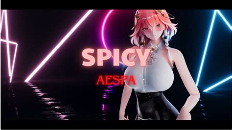 【MMD】Spicy - aespa (에스파)【Yae Miko Dance】 - YouTube
