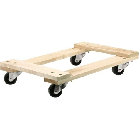 Premium Hardwood Dolly 24 X 18 900 Lb Capacity Hollistons Inc