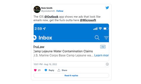 Get Ready For More Ads If Youre Using Microsoft Outlook On Ios And