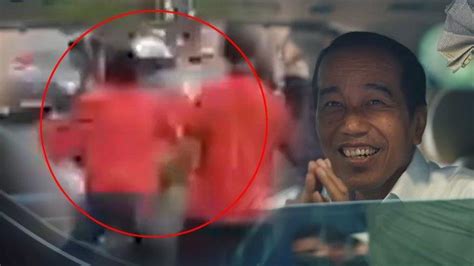VIDEO Viral Mobil Jokowi Dicegat Kader PDIP Di Bima Terobos Pengawalan
