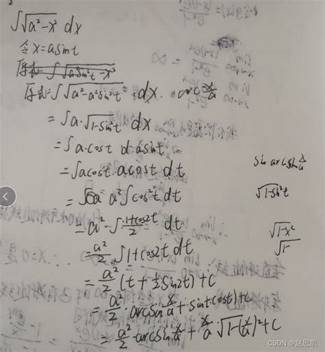 不定积分的求解方法 Csdn博客