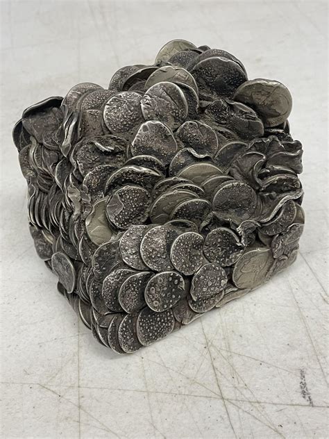 100 Ounce Melted Coin Blob From A House Fire R Coins