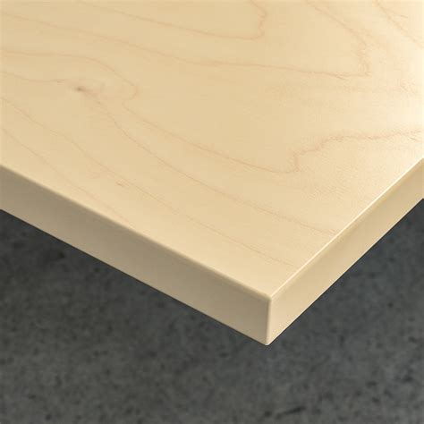 Mittzon 밋손 책상 자작나무무늬목화이트 140x80 Cm Ikea