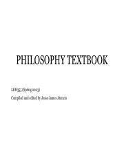 Study Resource Philosophy Textbook LEH355 Course Hero