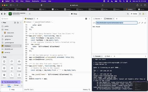 Basic Node And Express Get Data From Post Requests Javascript The