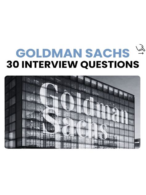 Goldman Sachs Interview Questions Pdf