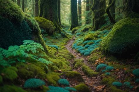 Premium Ai Image Exotic Fungi Encounter Exploring A Beautiful Forest