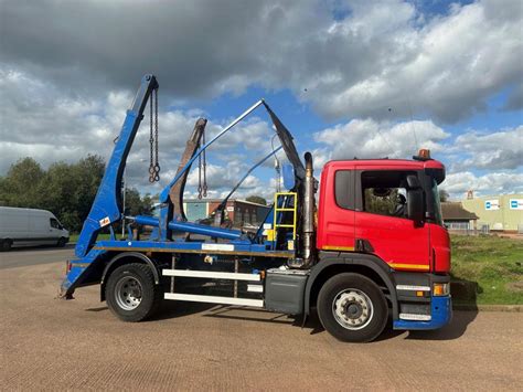 Scania P250 18 Ton Skip Loader For Sale Geoff Sipson Commercials Ltd