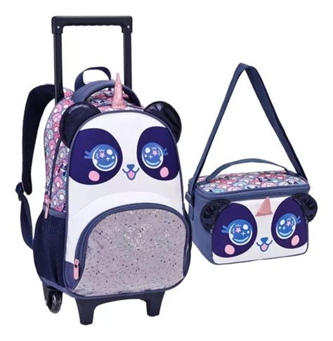 Kit Mochila Rodinha E Lancheira Infantil Menino Menina Parcelamento