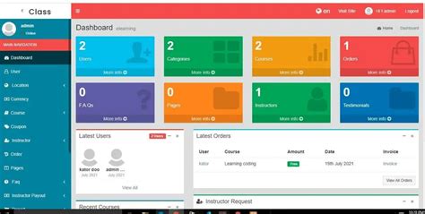 E Class Management System Free Sample