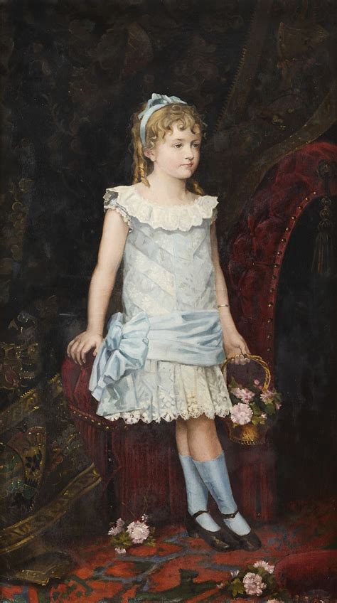 Французская школа 19 в Дети Живопись