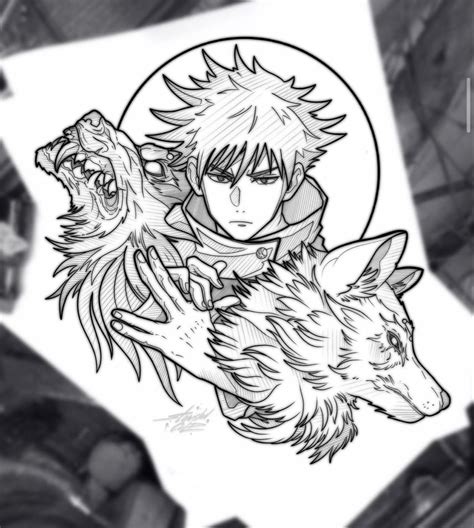 Jujutsu Kaisen Tattoo Hand