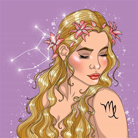 Virgo Zodiac Art