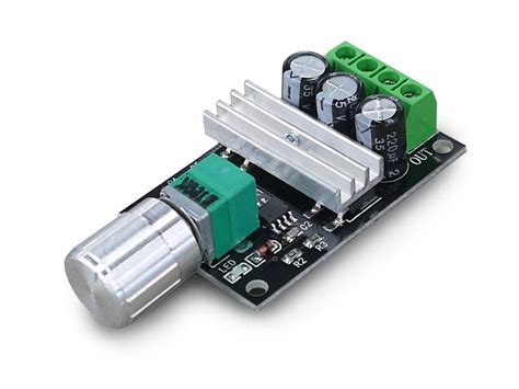 Регулятор оборотов двигателя 1203bk ШИМ 6 28В 3А купить оптом и в розницу в Сompacttool с