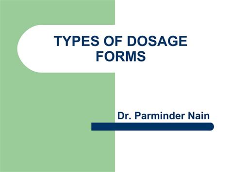 Dosage Formspptx