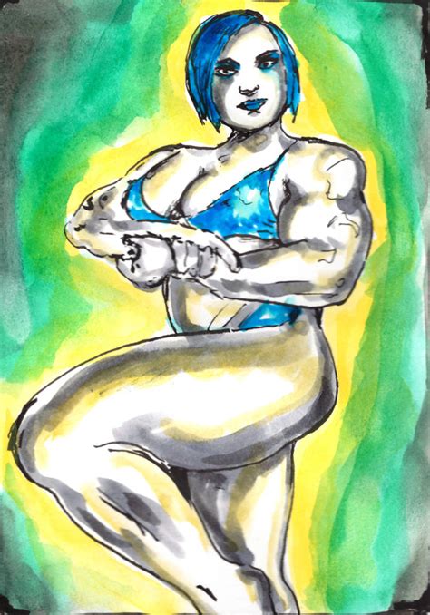 Muscle Girl By Spoonk On Deviantart