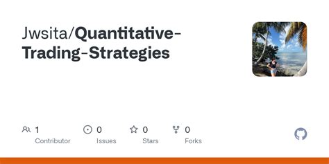 Github Jwsitaquantitative Trading Strategies