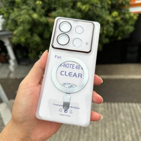 Jual Case Silikon Magsafe Infinix Note Magnet Plating Clear Matte