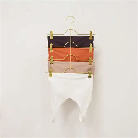 Bst Hangers Gold Color Space Saving Multi Layer Hanger
