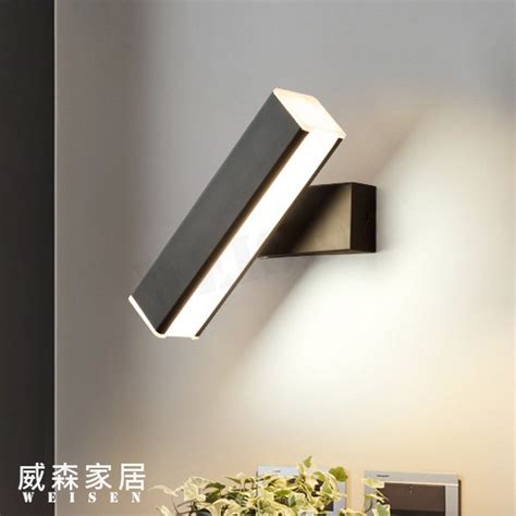 【威森家居】擺頭led壁燈 現貨實木鐵藝工業風現代簡約復古大廳客廳臥室燈具設計師 L190161 蝦皮購物